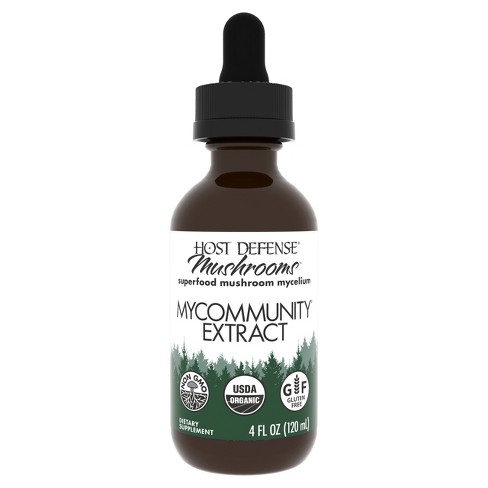 Host Defense Mycommunity Extract - 17 Species Blend - 4 Fl Oz (120 ...