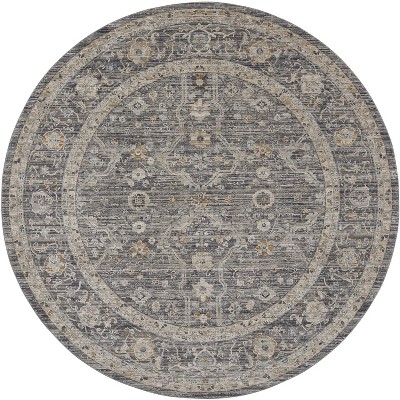 Nourison Nyle Boho Vintage Indoor Rug Ivory Slate 12' X 15'9" : Target