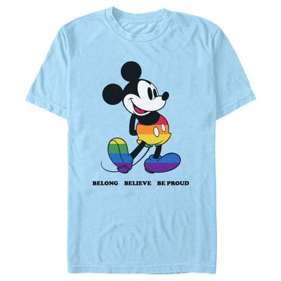 Adult Mickey & Friends Belong, Believe, Be Proud Pride T-shirt - Light ...