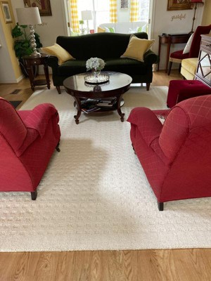 Nourison Perris Textured Indoor Area Rug Latte 3'9" X 5'9" : Target