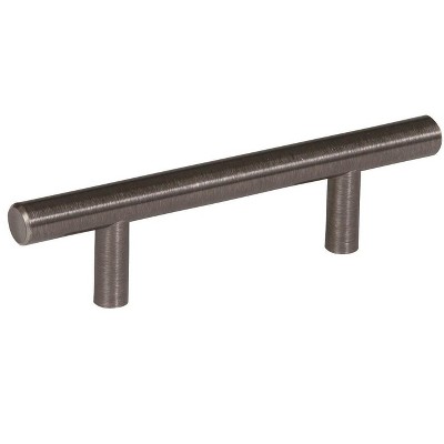 Amerock Bar Pulls 3 Inch (76mm) Center-to-center Gunmetal Cabinet Pull ...