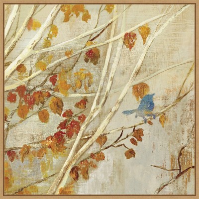 Amanti Art Fall Peony I By Asia Jensen Canvas Wall Art Print Framed 22 ...