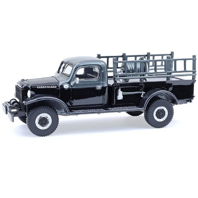 1946 Dodge Power Wagon Fire Truck Black "Black Bandit" Series 30 1/64 ...
