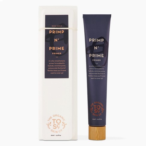 Primp N' Prime Rose Gold Tinted Makeup Primer, The Organic Skin Co, 2. ...