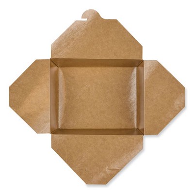 Gen Reclosable Kraft Take-out Box, 54 Oz, Paper, 200/carton : Target