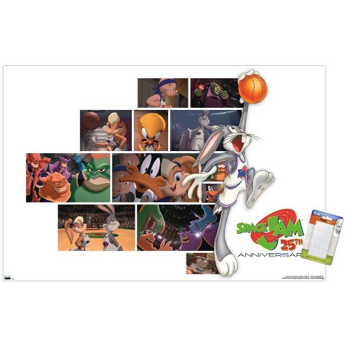 Trends International Space Jam - 25th Collage Unframed Wall Poster ...