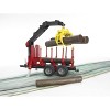 Bruder Forestry Trailer With Crane, Grapple And 4 Logs : Target