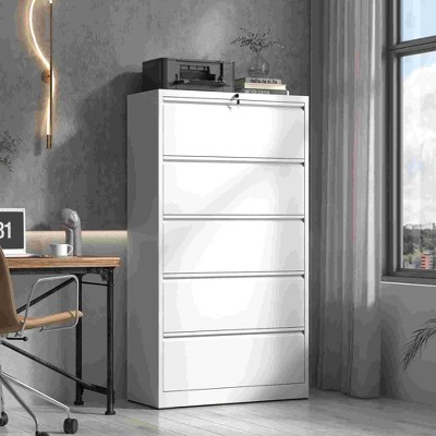 Xiyuyeu Modern File Cabinet With Lock,lateral Metal Filing Cabinets ...
