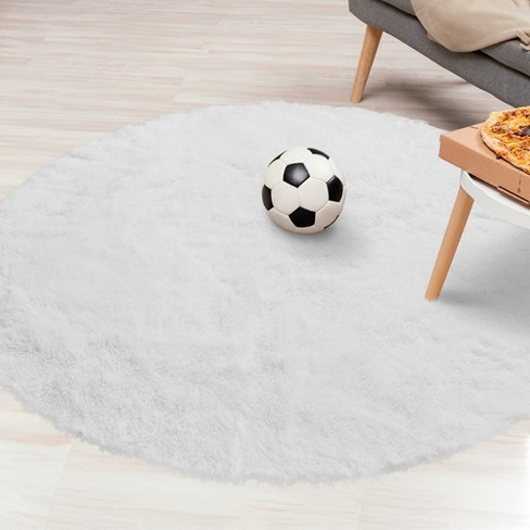Cheer Collection Plush Shaggy Hair Area Rug With Anti Slip Bottom ...