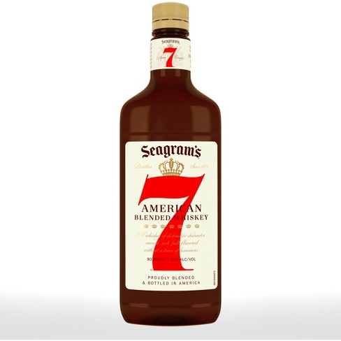Seagram's 7 Crown American Whiskey - 750ml Plastic Bottle : Target