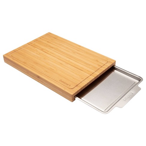 Cuisinart Bamboo Cutting Board With Slide Out Tray : Target