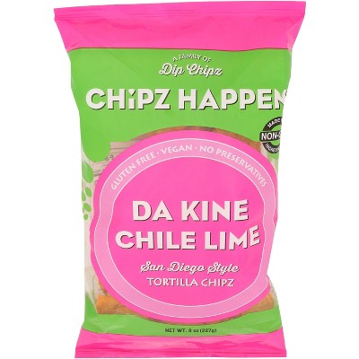 Chipz Happen Da Kine Chile Lime Tortilla Chips - Case Of 12 - 8 Oz : Target