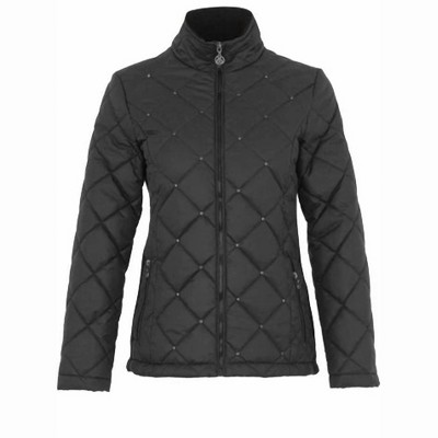 Women's Women Quilted Jacket With Grommets - Dolcezza Xs : Target