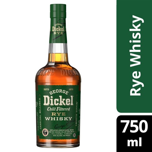 George Dickel Rye Whiskey - 750ml Bottle : Target