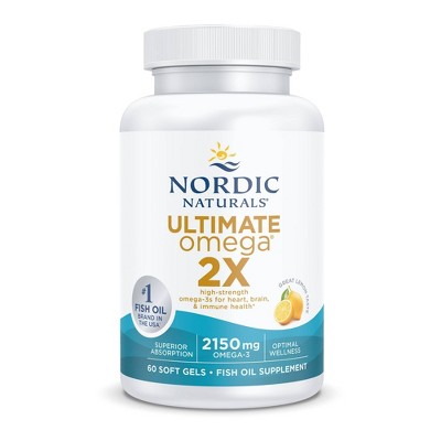 Nordic Naturals Ultimate Omega 2x Softgels - 60ct : Target