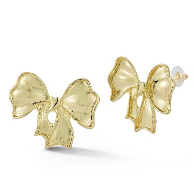 Sphera Milano Ribbon Bow Stud Earrings : Target