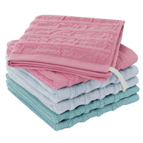 100% Cotton Plaid Kitchen Quick Dry Absorbent Dish Cloth - Piccocasa ...