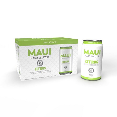 Maui Citrus Hard Seltzer - 6pk/12 Fl Oz Cans : Target