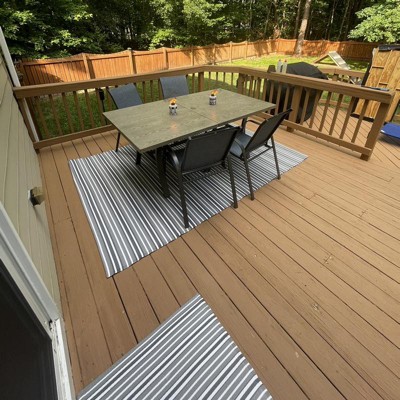 9'x12' Striped Indoor/outdoor Rug Green - Room Essentials™ : Target