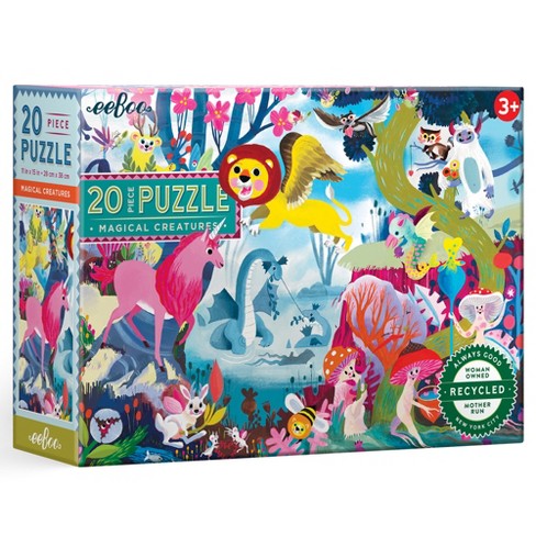 Eeboo: Magical Creatures Jigsaw Puzzle, 20 Pieces : Target