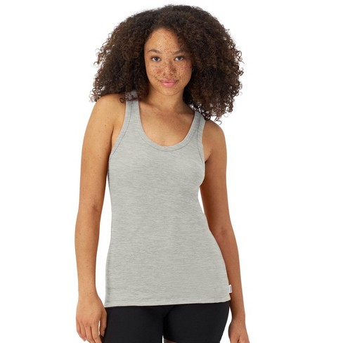 Hanes Originals Comfywear Women's Rib Tank Grey Marle 2 L : Target