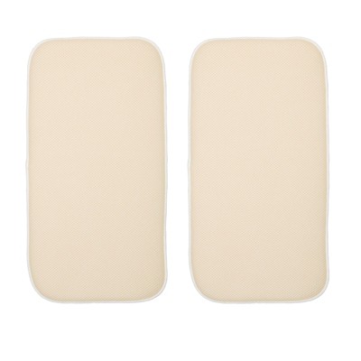 Mdesign Reversible Absorbent Microfiber Drying Mat, Mini, 2 Pack ...