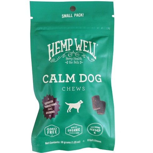 Hemp Well Calm Dog Soft Chews To Calm And Relax Your Dog - 8 Ct. : Target