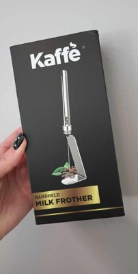 Kaffe Handheld Milk Frother With Stand - Stainless Steel : Target