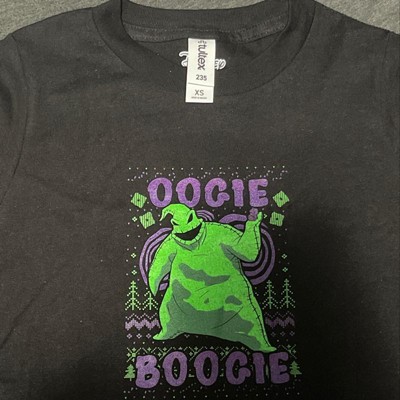 Boy's The Nightmare Before Christmas Oogie Boogie Ugly Sweater T-shirt ...