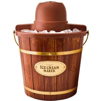 Nostalgia 4-quart Wood Bucket Ice Cream Maker : Target
