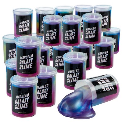 Playbees Marbled Galaxy Slime - 24 Pack : Target
