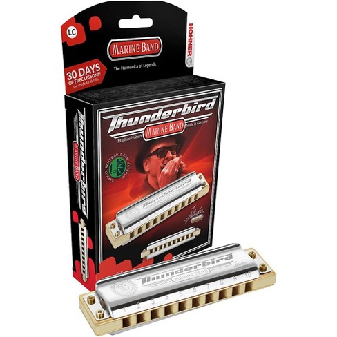 Hohner M2011 Marine Band Thunderbird Low Tuned Harmonica Low G : Target