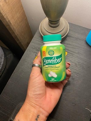 Benefiber Prebiotic Fiber Supplement Caplets - 84ct : Target