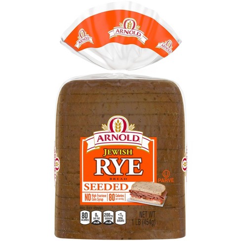 Arnold Seeded Jewish Rye Bread - 16oz : Target