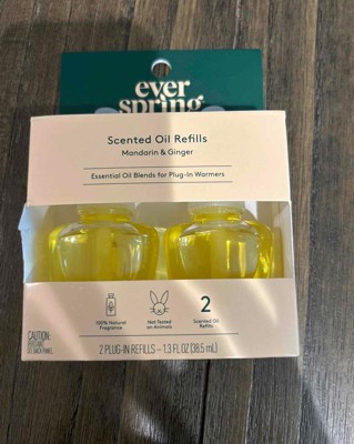Scented Oil Refill Air Freshener - Mandarin & Ginger - 1.3 Fl Oz/2pk ...