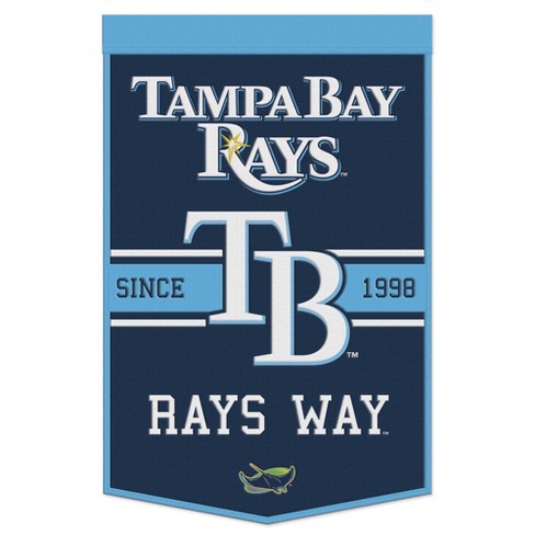 24" X 38" Mlb Tampa Bay Rays Wool Banner : Target