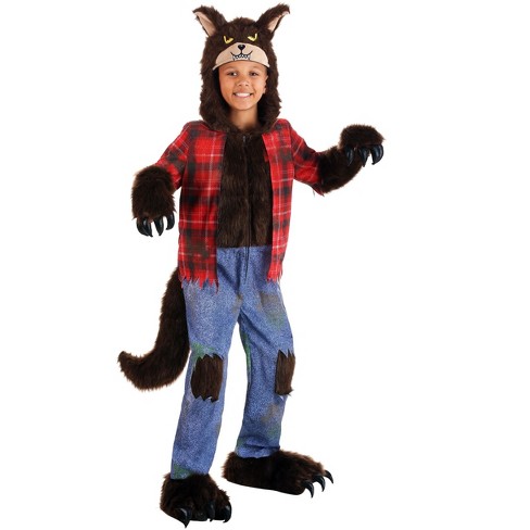 Halloweencostumes X Small Boy Kids Costume Brown Werewolf Red blue brown Target