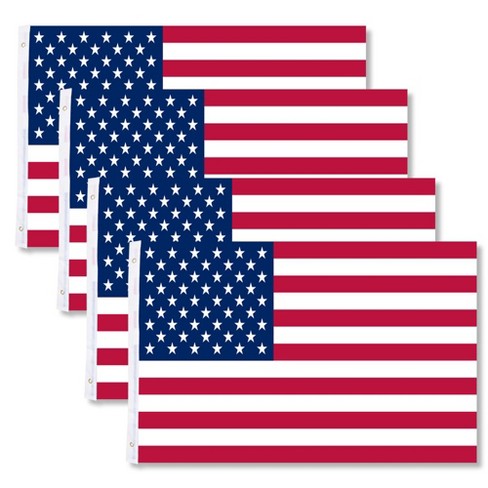 Yescom 4 Pcs 3'x5' Usa Us American Flag Star Grommet : Target