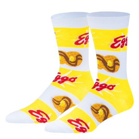 Crazy Socks, Eggo Blocks, Funny Novelty Socks, Large : Target