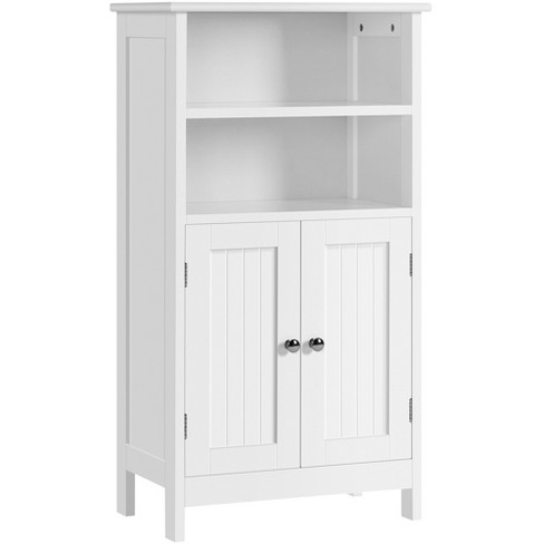 Yaheetech Bathroom Floor Cabinet With Double Door And Adjustable ...