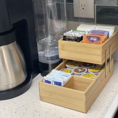 10" X 6" X 5" Hinged Bamboo Countertop Organizer - Brightroom™ : Target