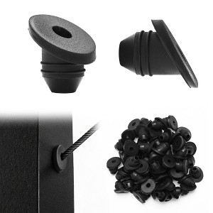 Yescom 60PCS Cable Railing Rubber Grommets 30-Degree Stair Metal Post ...