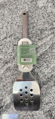 Stainless Steel Slotted Turner Silver - Figmint™: Metal Spatula For ...