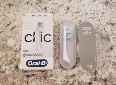Oral-b Clic Toothbrush Ultimate Clean Replacement Brush Heads Black ...
