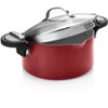 Gotham Steel 5 Qt Multi Purpose Red Pasta Pot With Twist And Lock ...