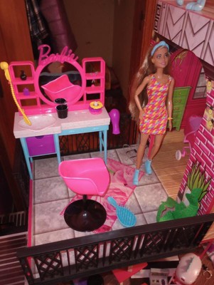 Barbie Doll and Hair Salon Playset, Color-Change Hair : Target
