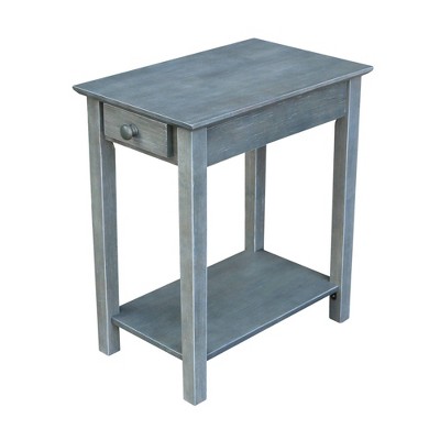 Narrow End Table White - International Concepts : Target