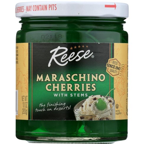 Reese Cherry Green Stem - Pack Of 12 - 10 Oz : Target