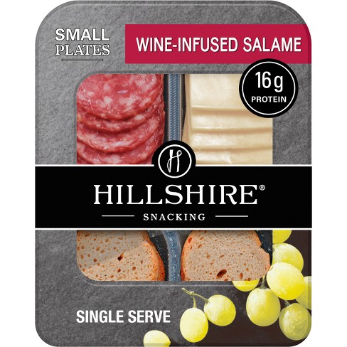 Hillshire Snacking Wine Infused Salame Cheese And Crackers Small Plate ...