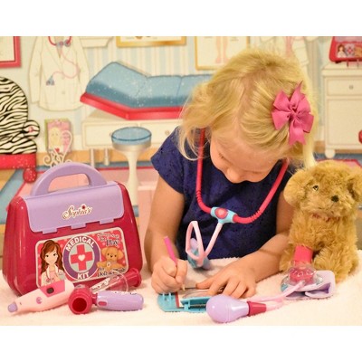 Sophia's 9-Piece Medical Kit with Realistic Devices and for 18" Dolls ...